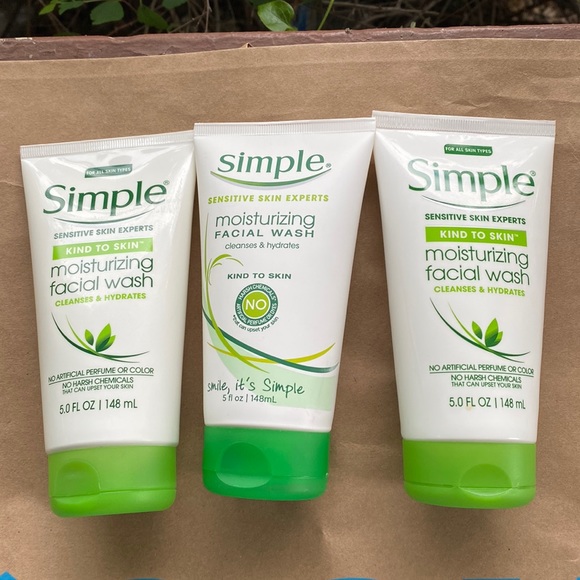 Simple | Skincare | 3 Simple Moisturizing Face Wash | Poshmark
